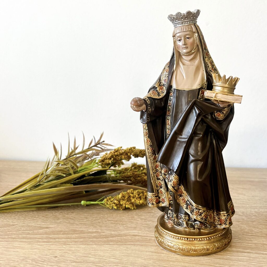 Figura santa Isabel de Hungría, 20 cm | Botiga Catedral Barcelona